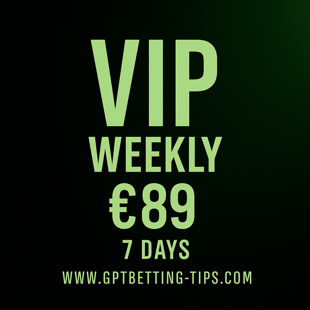 VIP WEEKLY (7 days + 7Free) | GPT BETTING TIPS